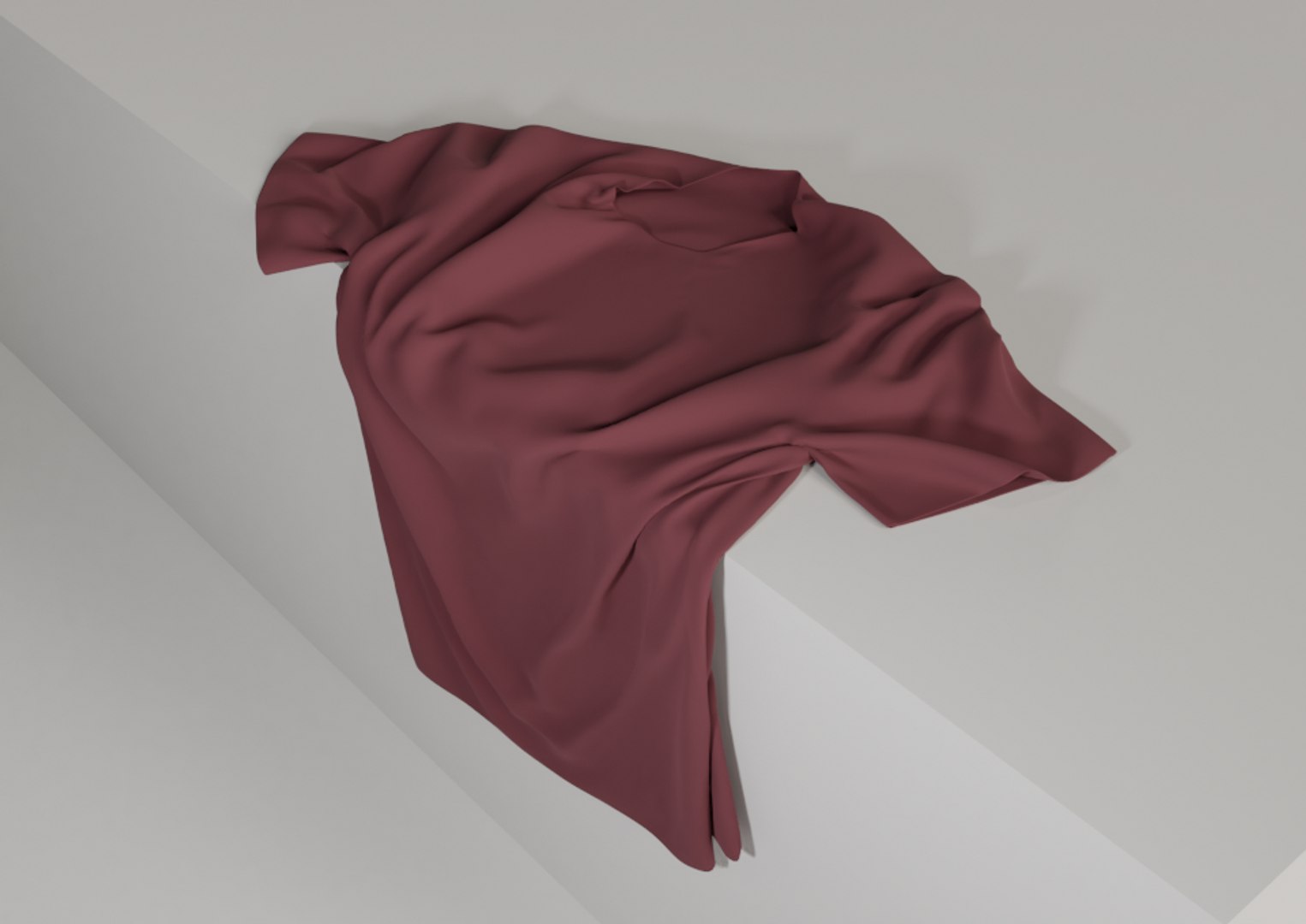 Wrinkled T-shirts 3D - TurboSquid 1440107