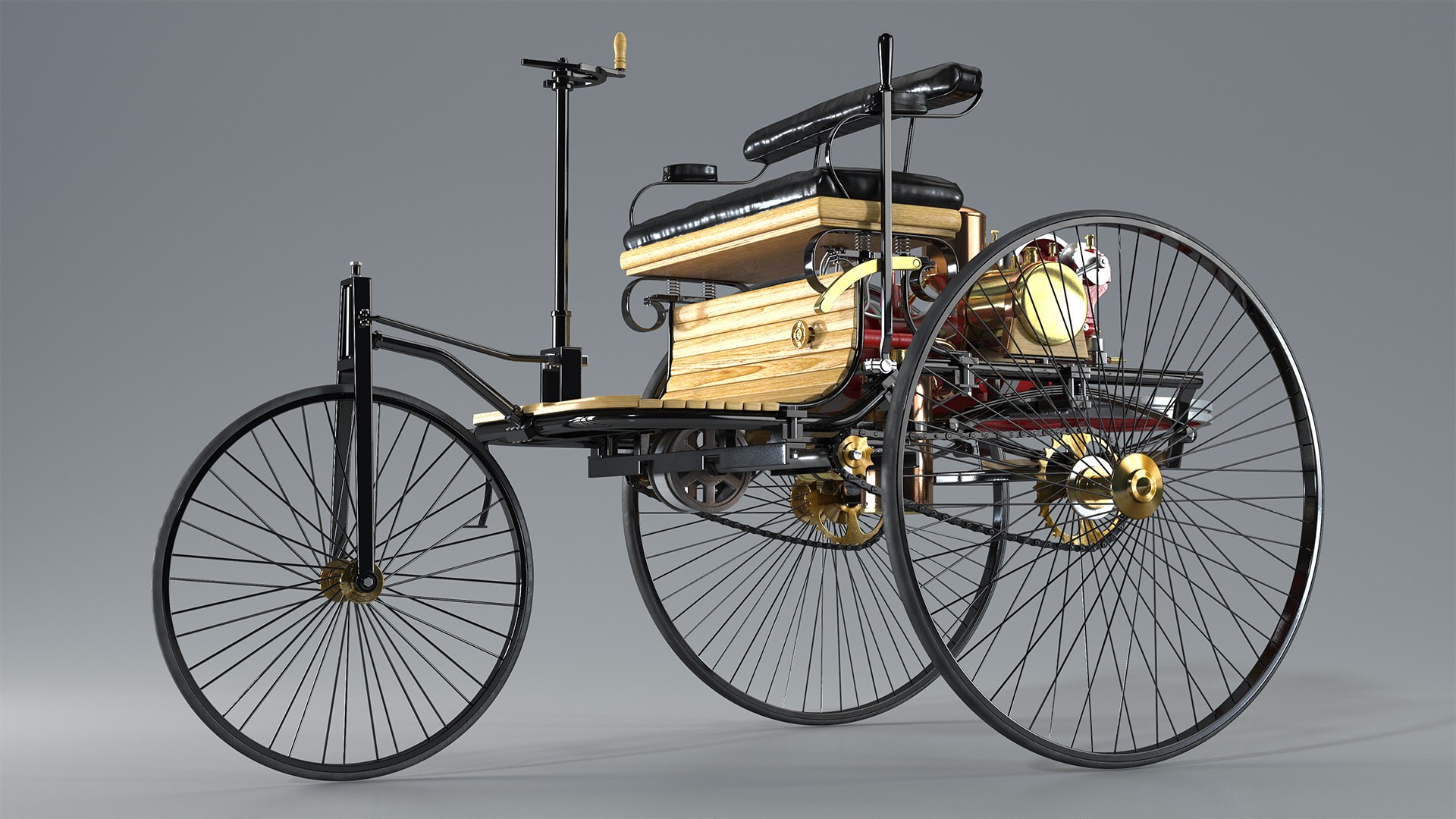 3D benz patent motorwagen - TurboSquid 1509291