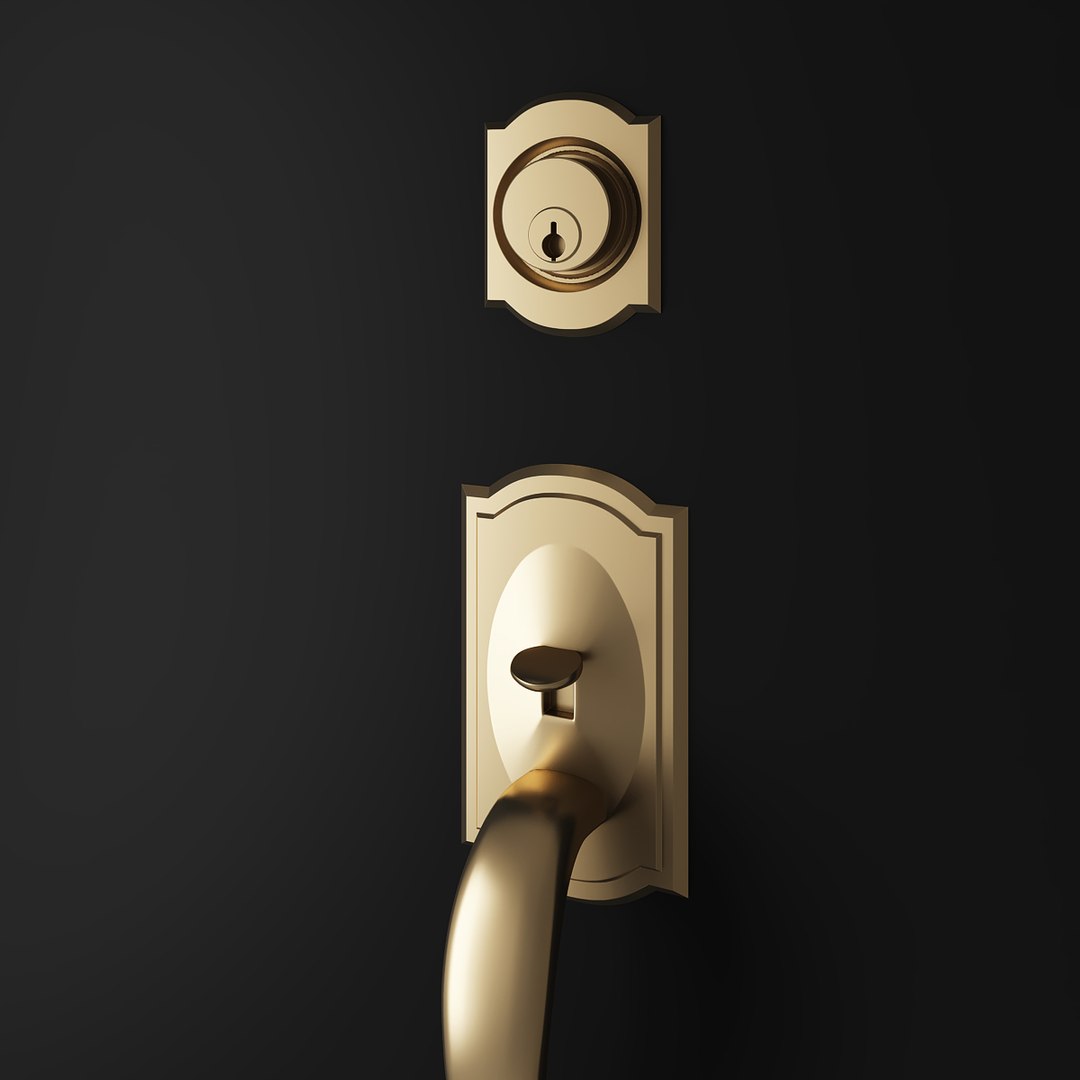 Door Entry Handle 3D Model - TurboSquid 1278025