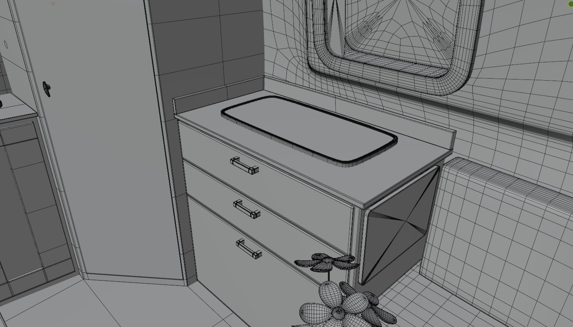 3D Capsule Caravans Mini Micro Camper Trailer Stone Grey Model ...