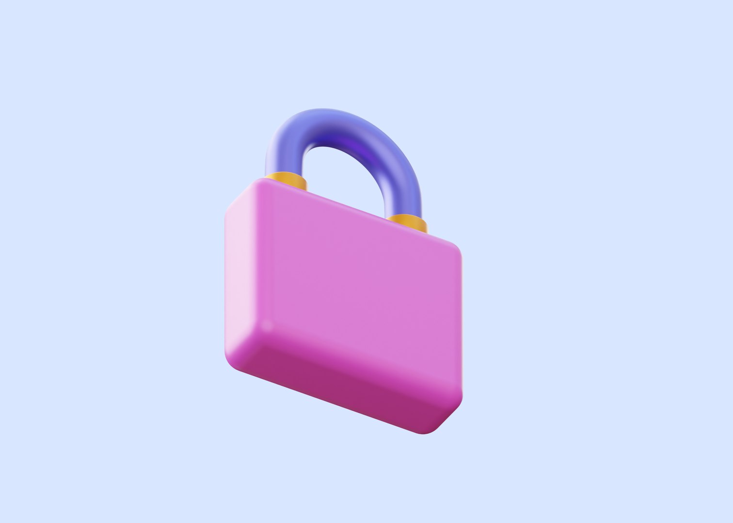 3D Love Padlock 3D Icon Illustration - TurboSquid 2230281
