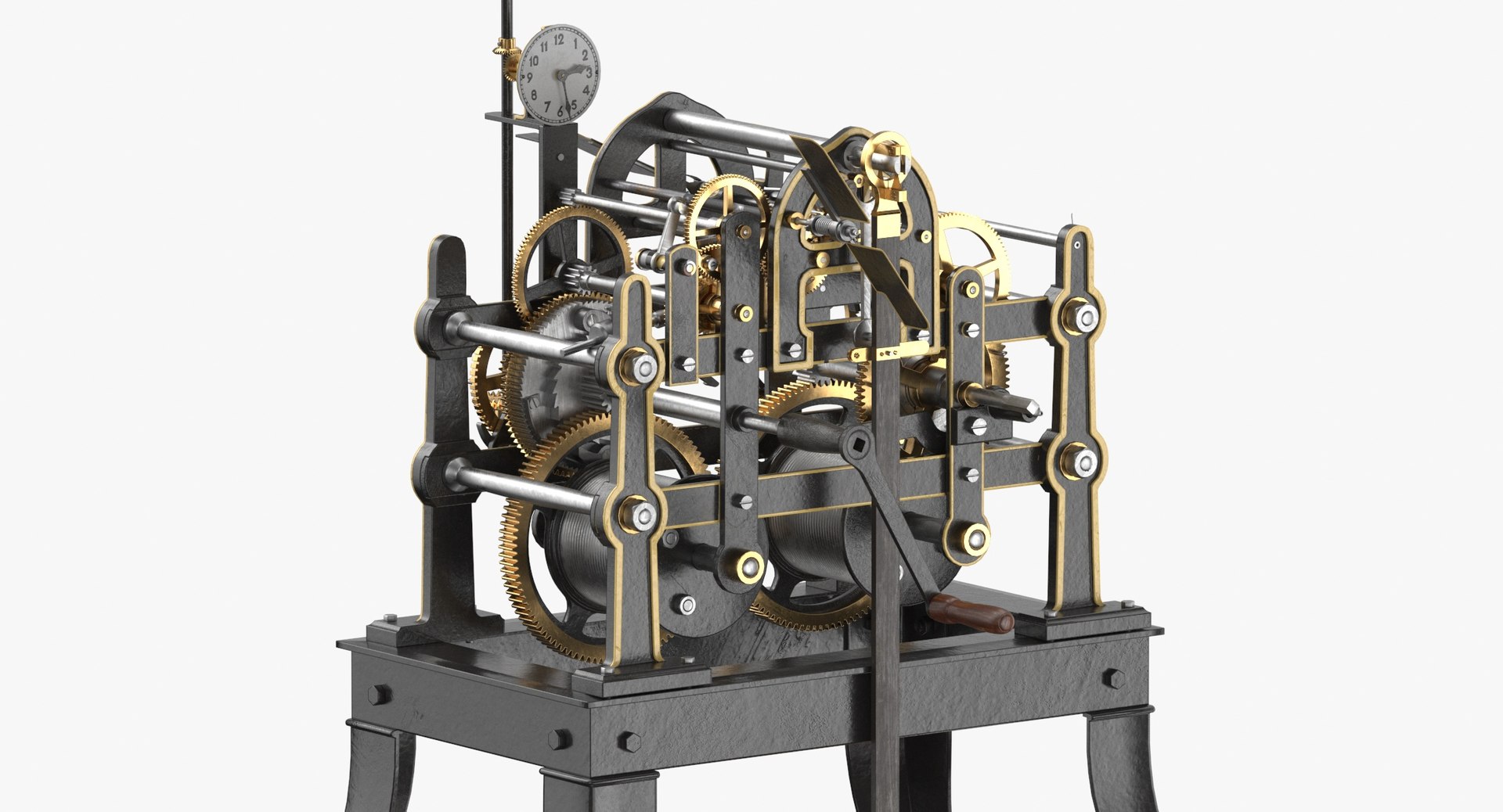 Clock Tower Mechanism 3D Model - TurboSquid 2253072