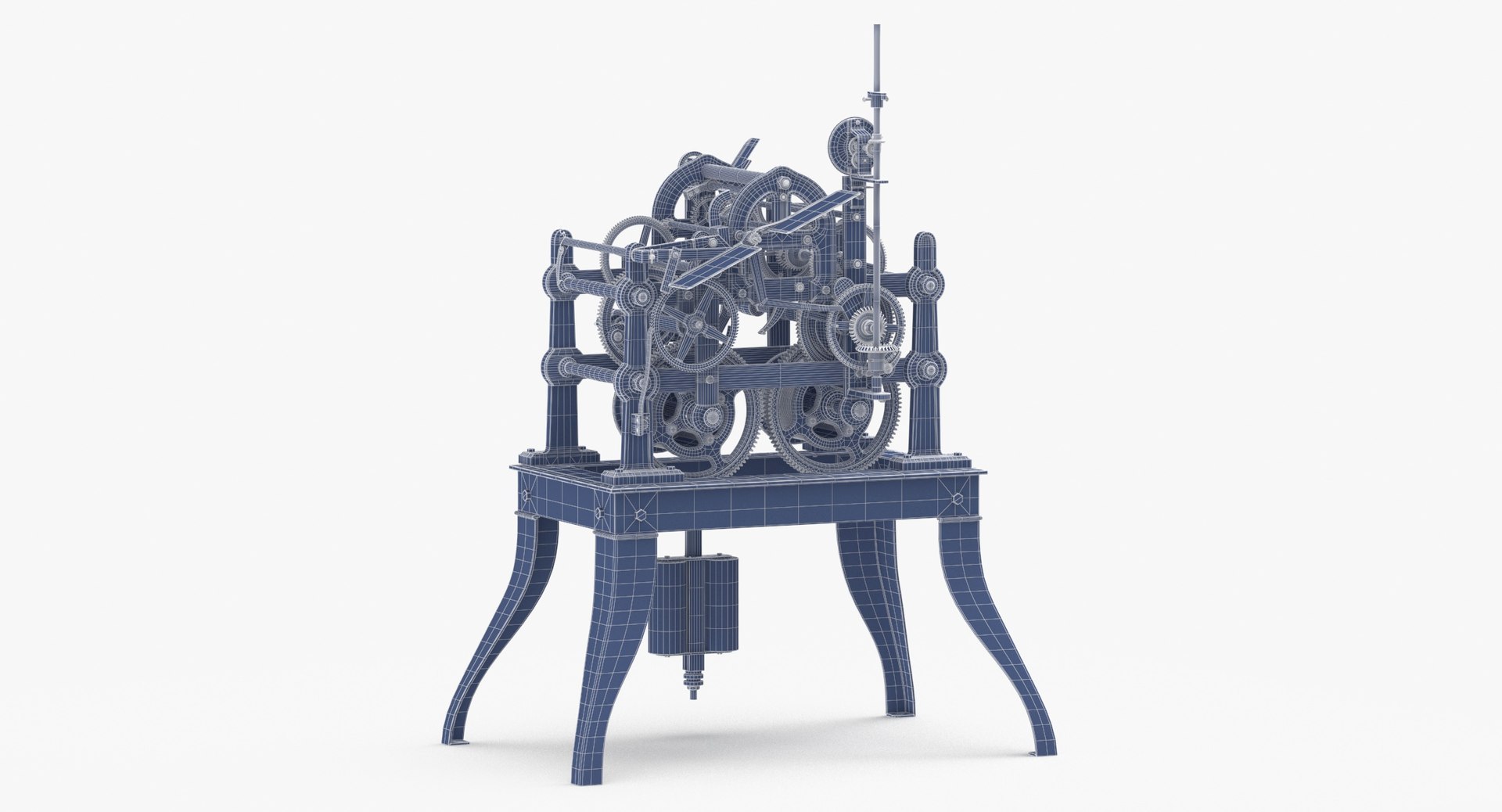 Clock Tower Mechanism 3D Model - TurboSquid 2253072