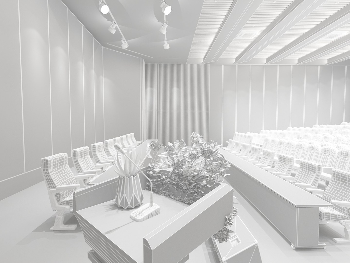 3D Conference Hall 1 - TurboSquid 1984367