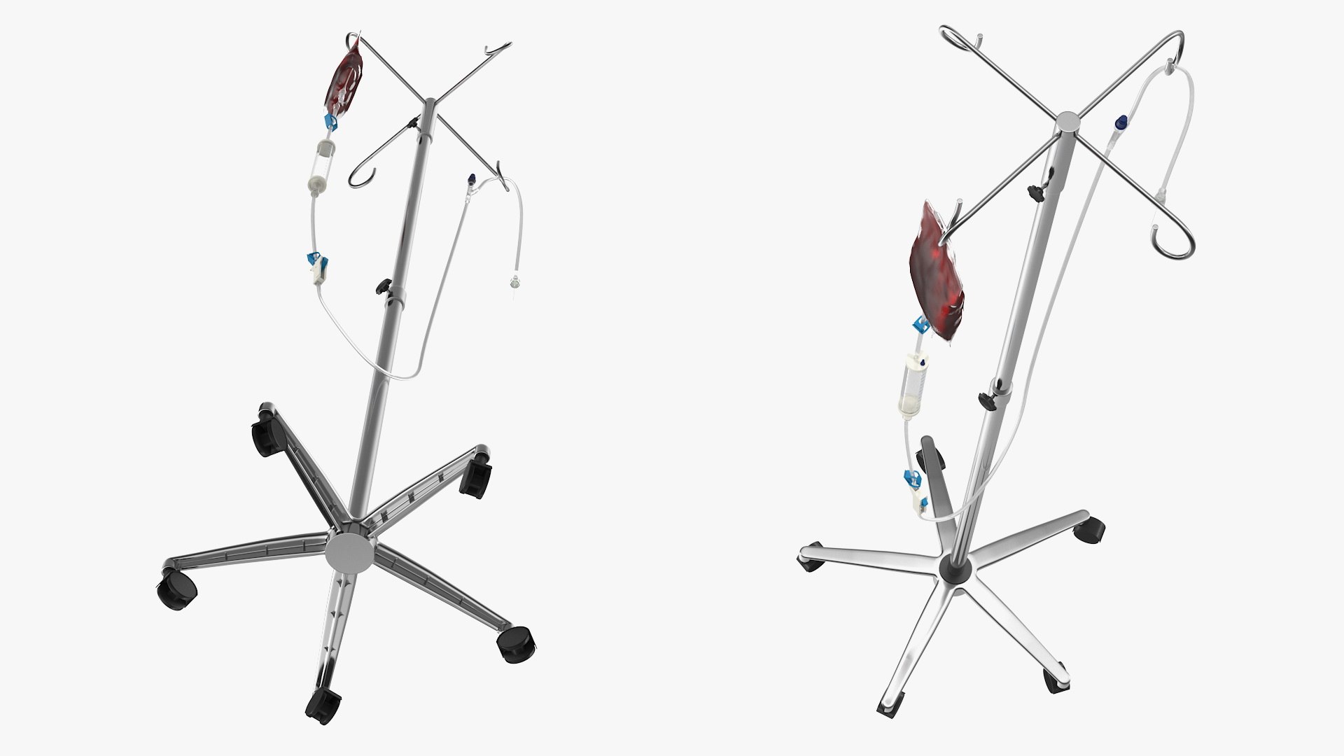 Iv bag dropper stand 3D model - TurboSquid 1458506