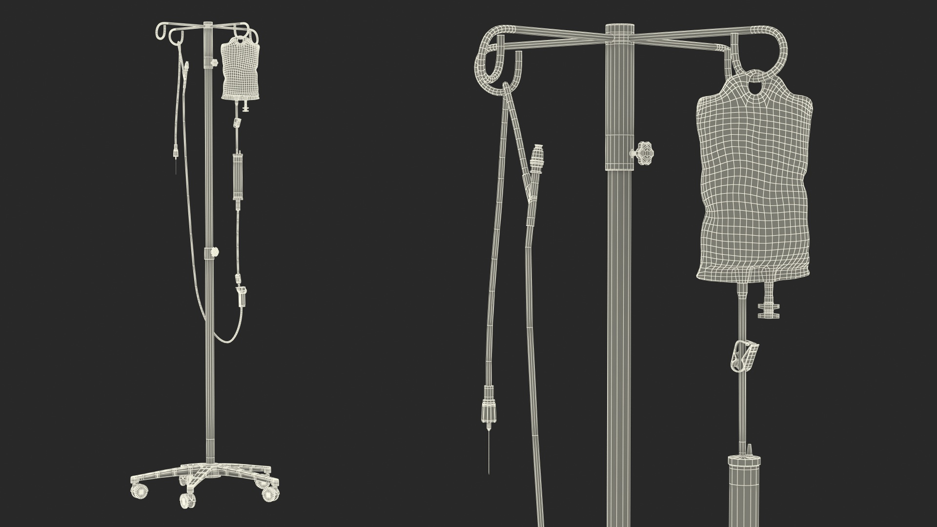 Iv Bag Dropper Stand 3D Model - TurboSquid 1458506