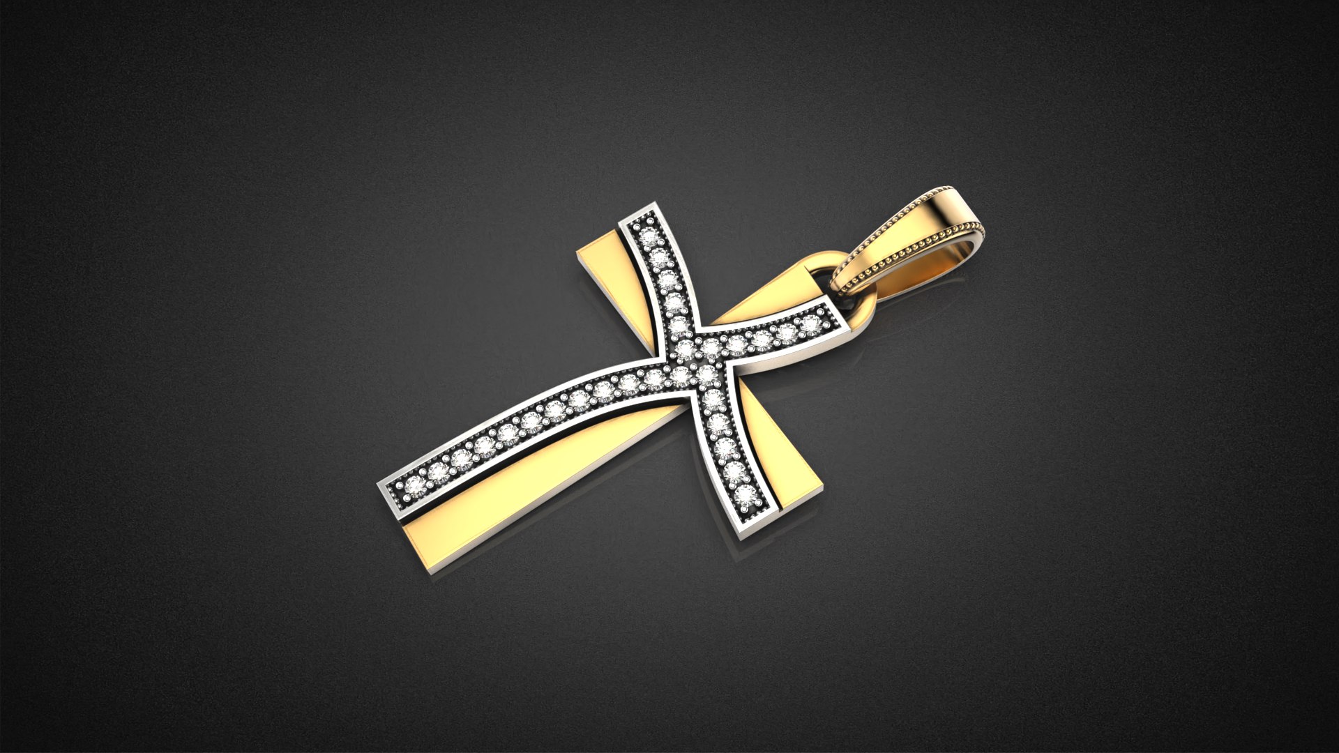 Fashion Holy Cross Necklace P20 3D Print Model Model - TurboSquid 2289099