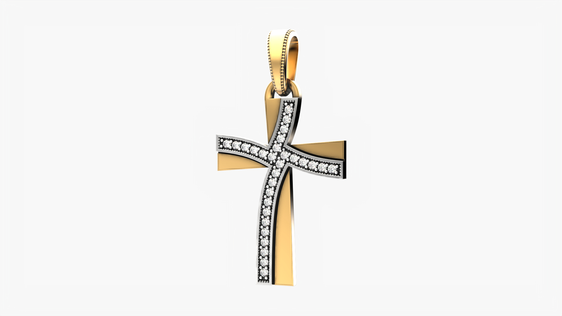 Fashion Holy Cross Necklace P20 3D Print Model Model - TurboSquid 2289099