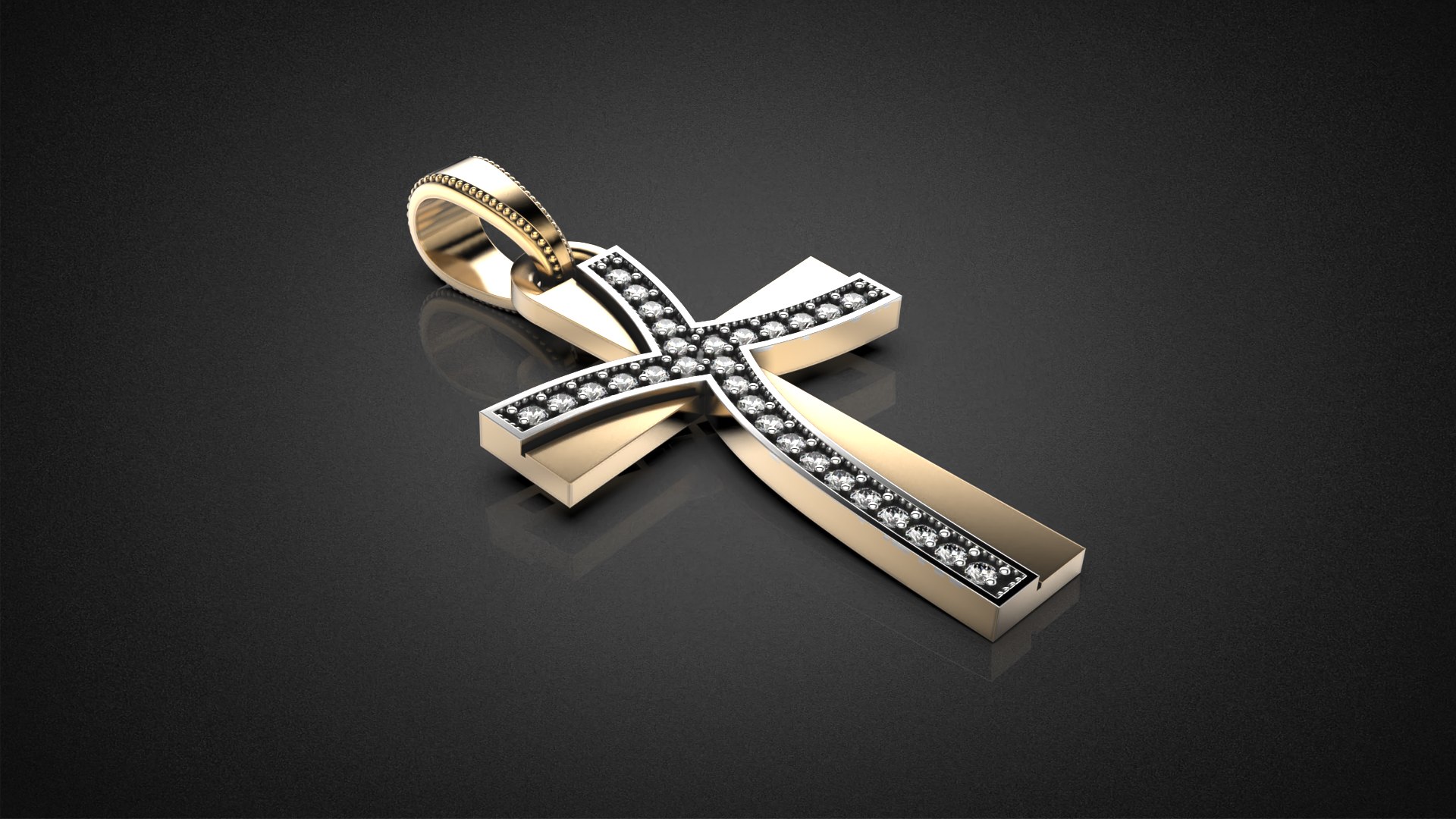 Fashion Holy Cross Necklace P20 3D Print Model Model - TurboSquid 2289099