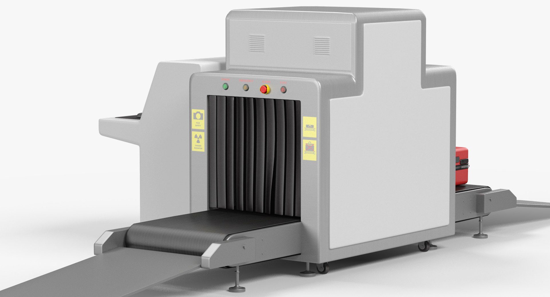 X-ray Baggage Belt Scanner 3D - TurboSquid 1288942