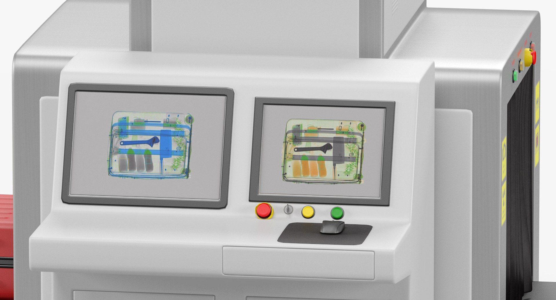 X-ray Baggage Belt Scanner 3D - TurboSquid 1288942