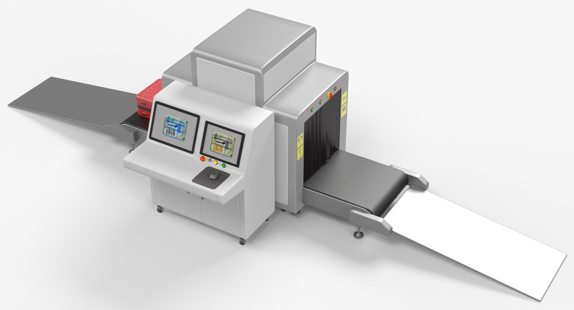 X-ray Baggage Belt Scanner 3D - TurboSquid 1288942