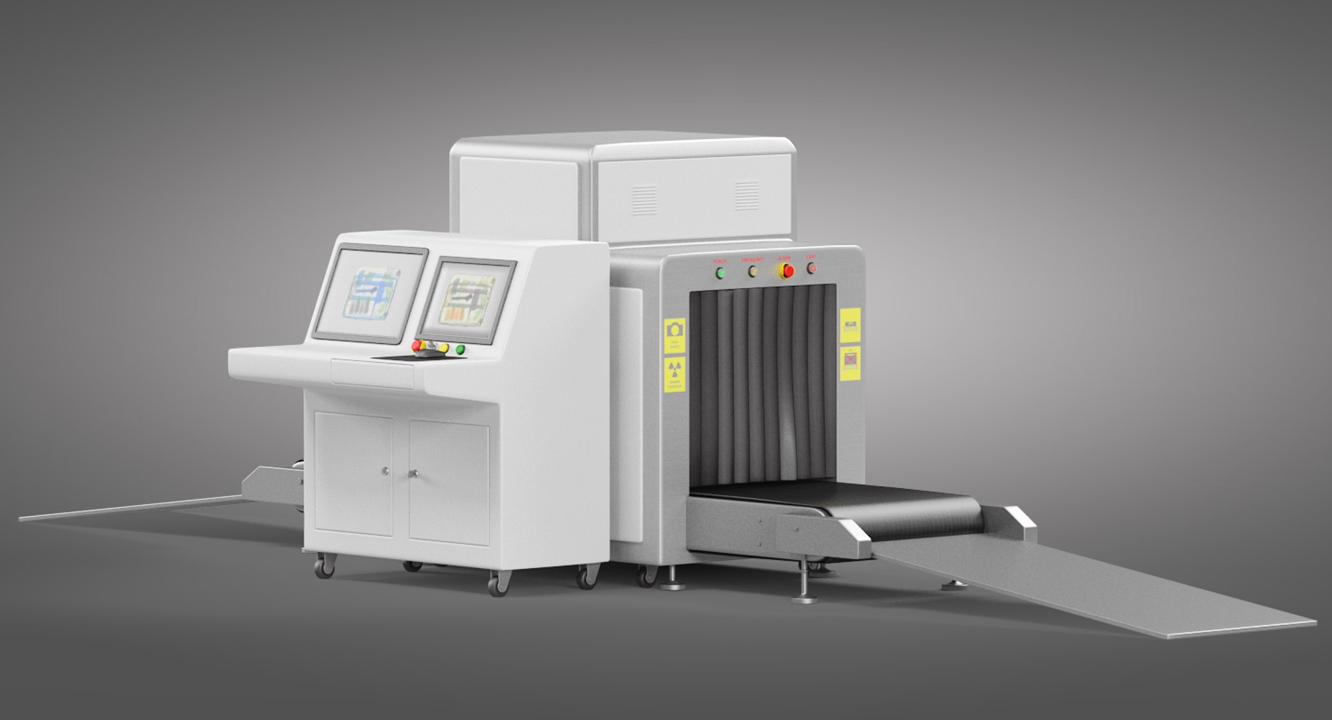 X-ray Baggage Belt Scanner 3D - TurboSquid 1288942