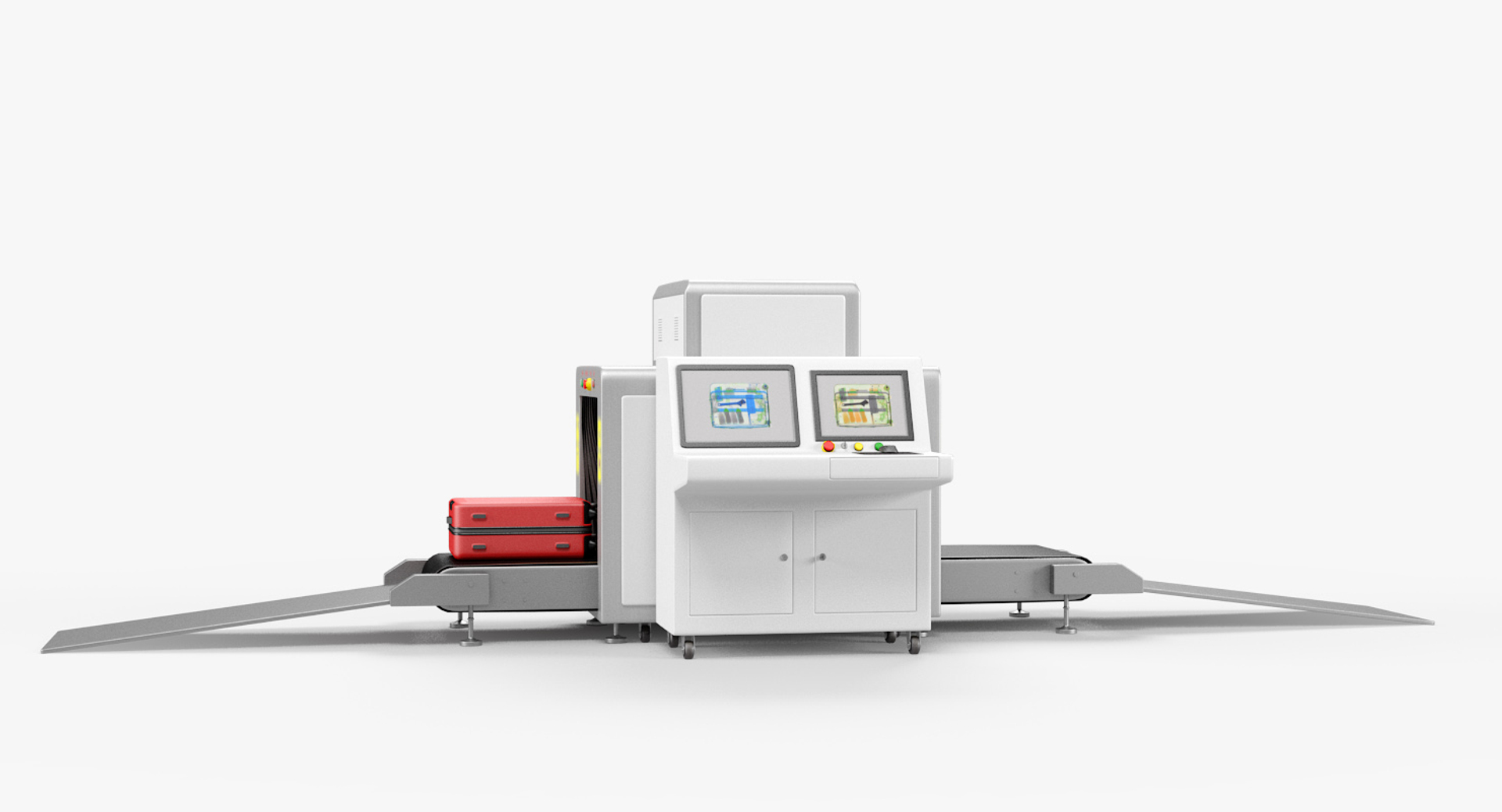 X-ray Baggage Belt Scanner 3D - TurboSquid 1288942