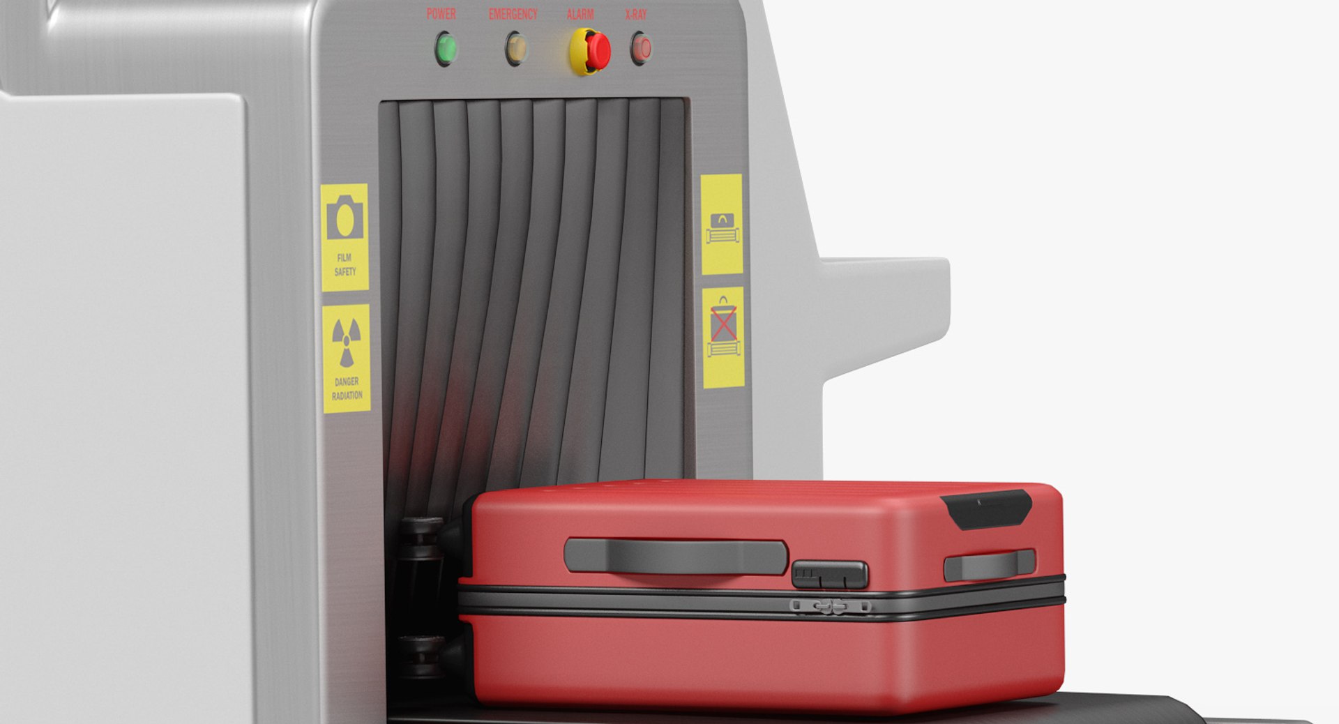 X-ray Baggage Belt Scanner 3D - TurboSquid 1288942