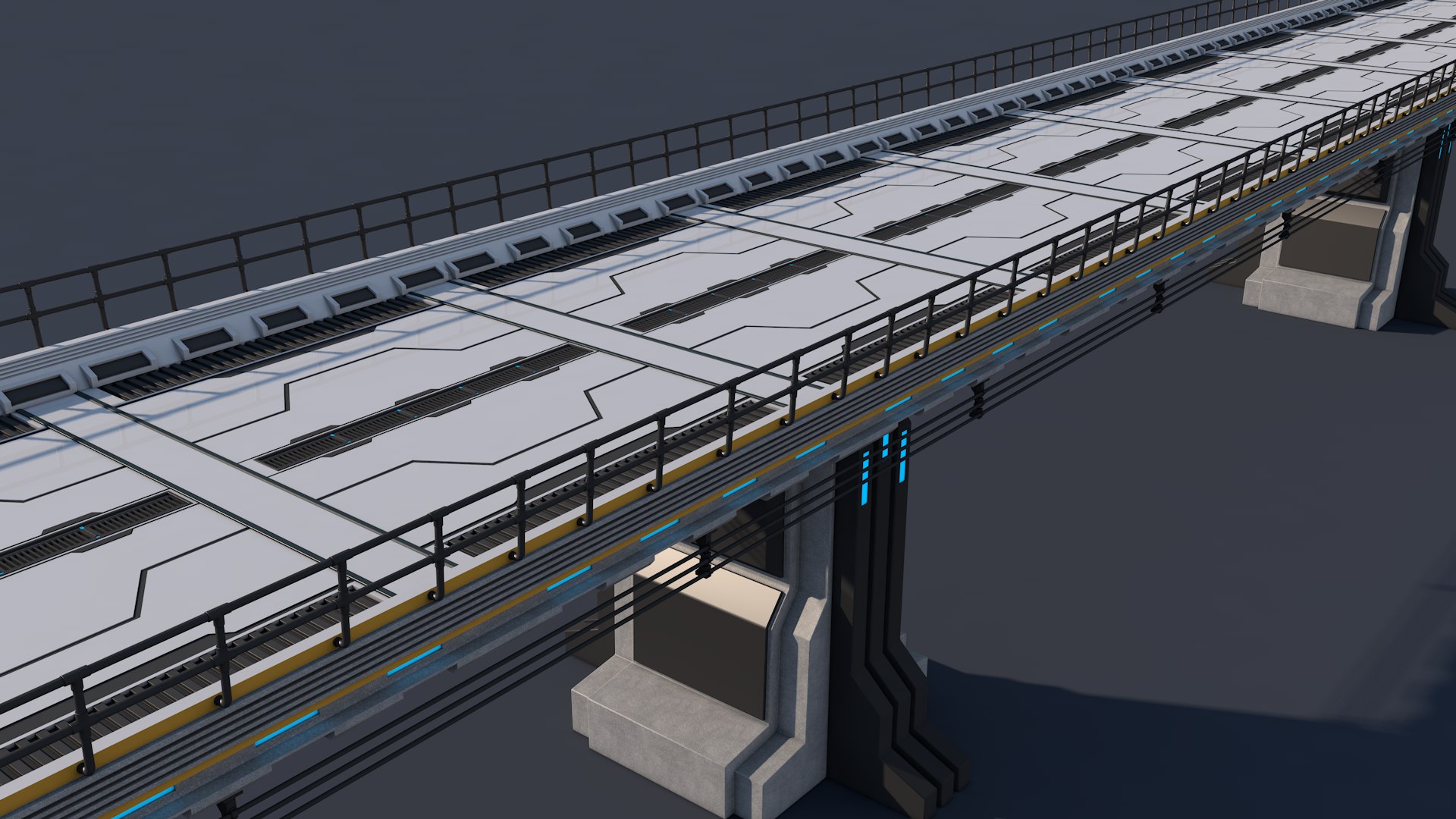 Sci Fi Bridge Model - TurboSquid 2326586