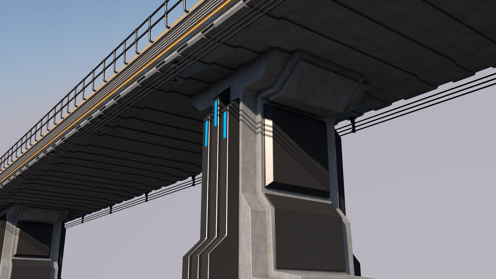 Sci Fi Bridge Model - TurboSquid 2326586