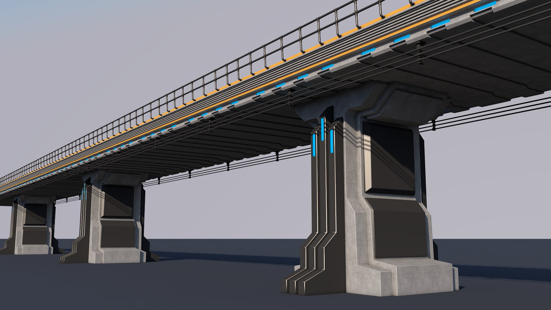 Sci Fi Bridge Model - TurboSquid 2326586