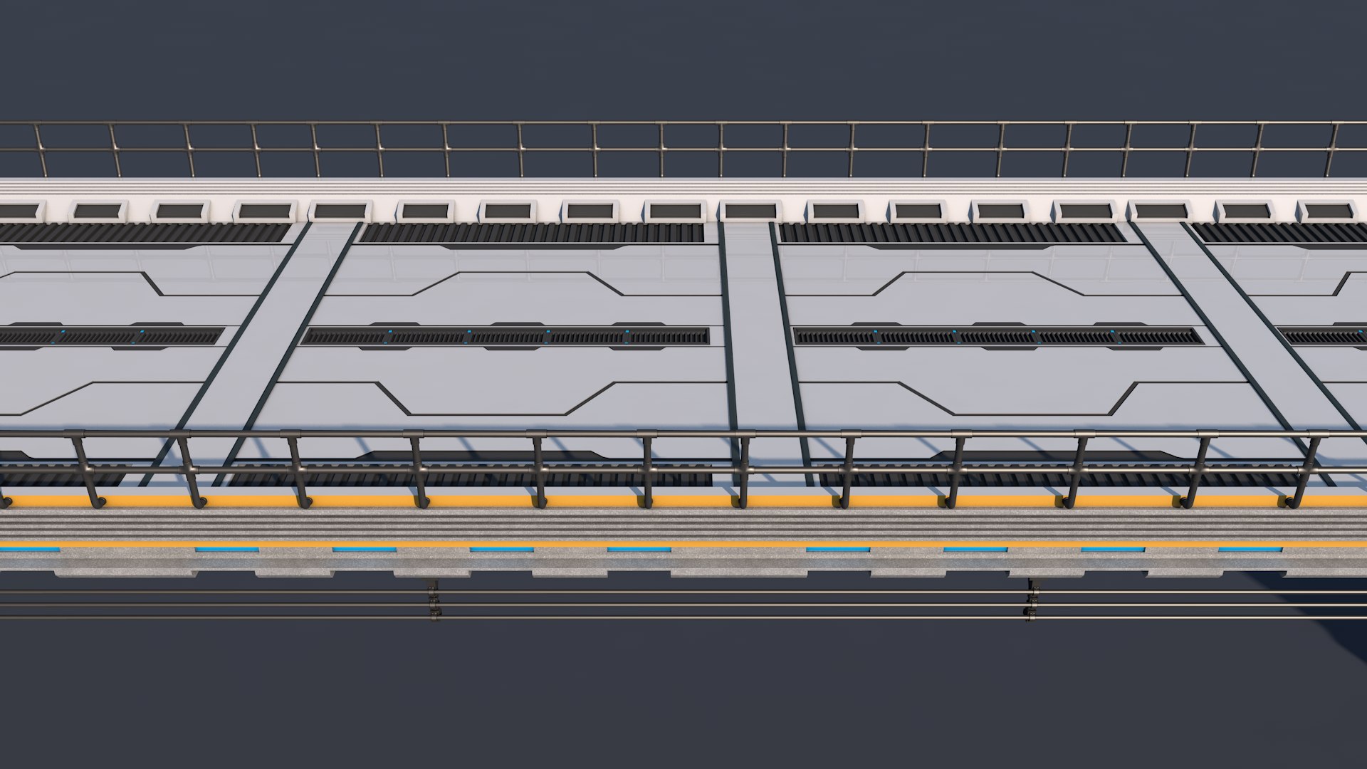 Sci Fi Bridge Model - TurboSquid 2326586