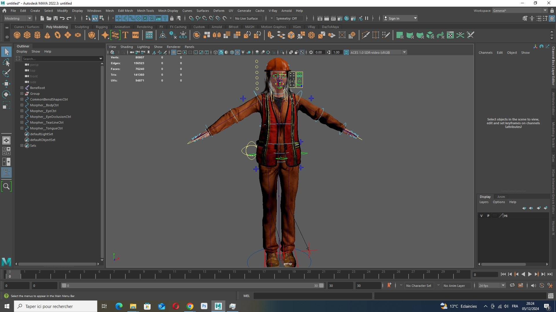 Realistic Female Laborer 3D Model For Construction Projects 3D - TurboSquid 2328559
