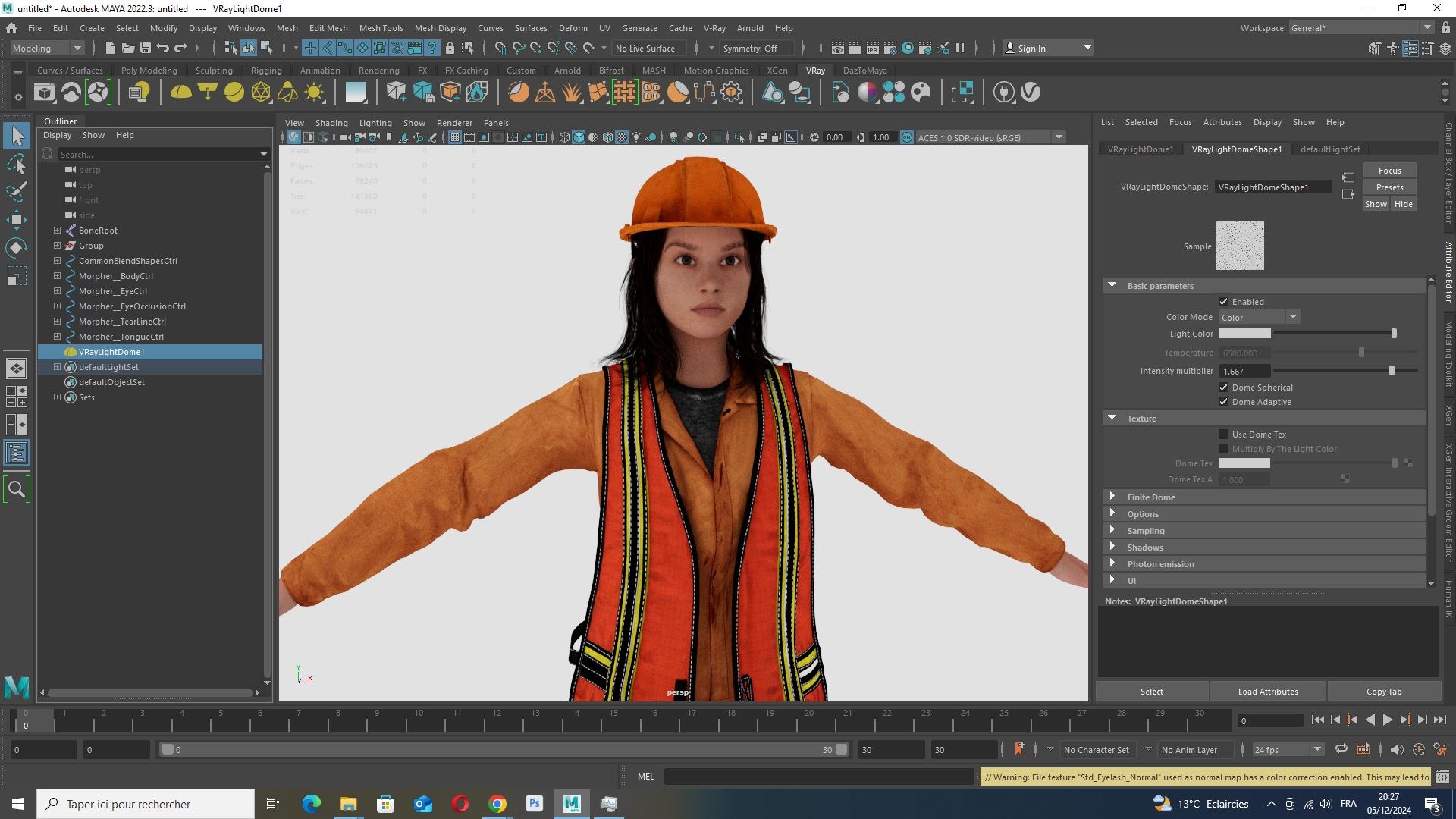 Realistic Female Laborer 3D Model For Construction Projects 3D - TurboSquid 2328559