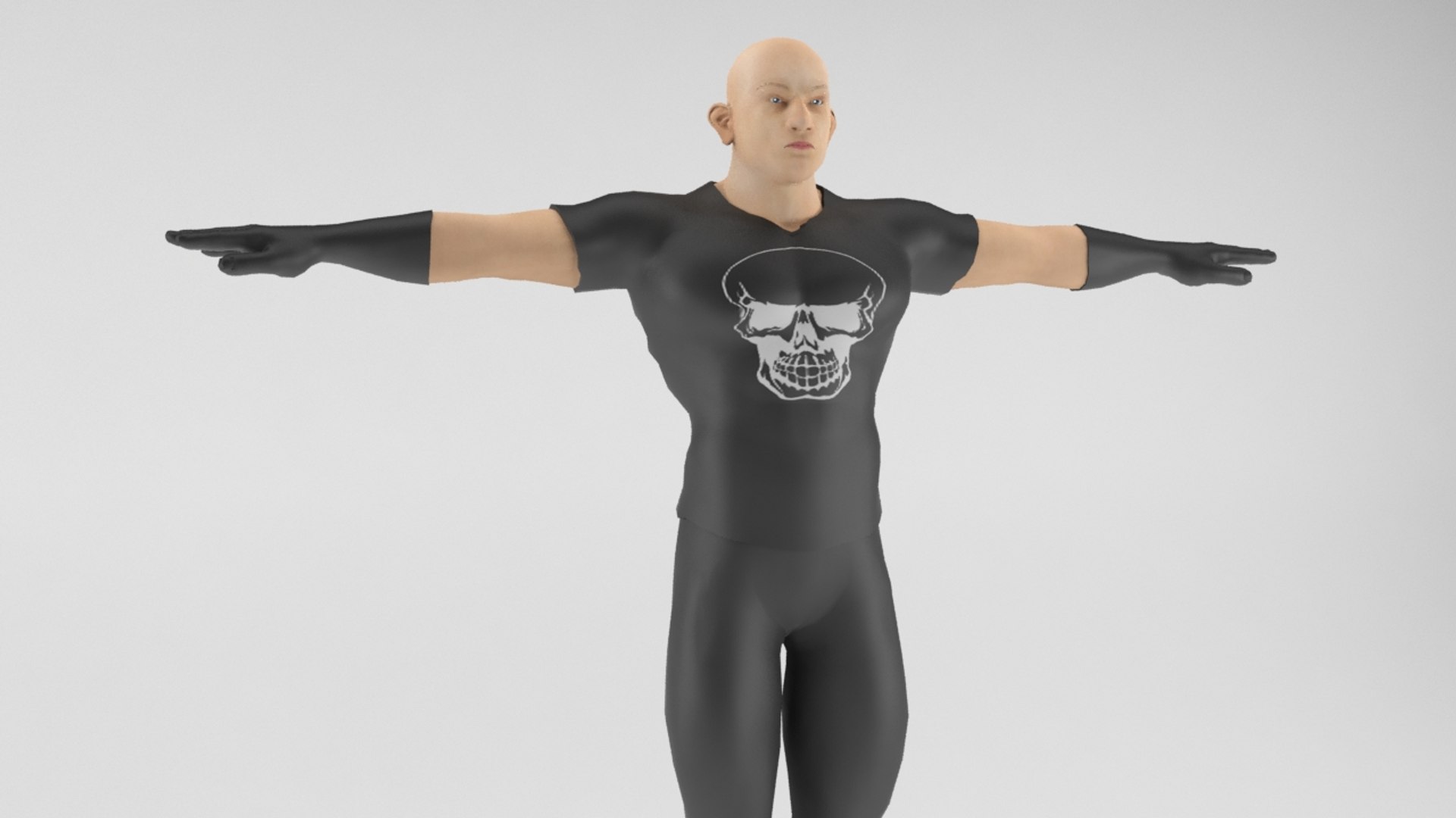 Human Male Ready Rigged 3d Max