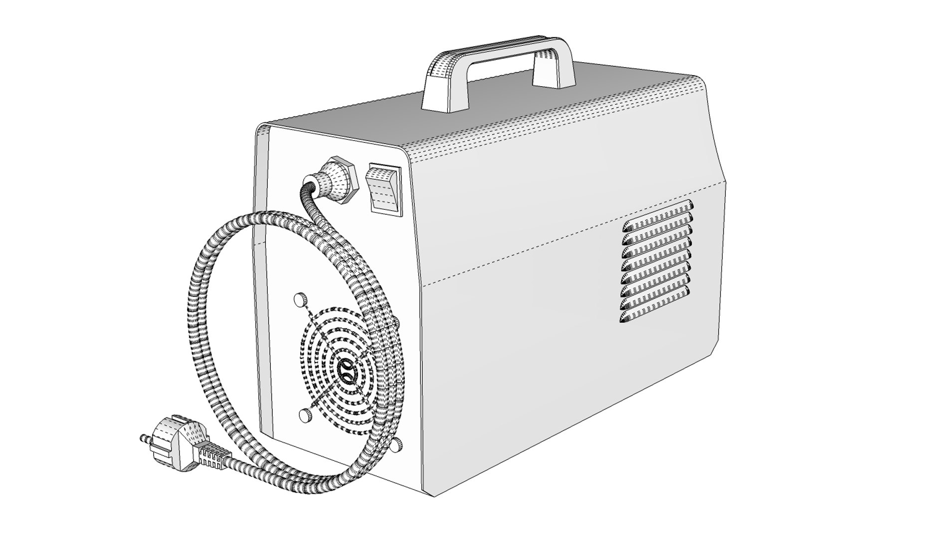 Welding machine 3D model - TurboSquid 1330267