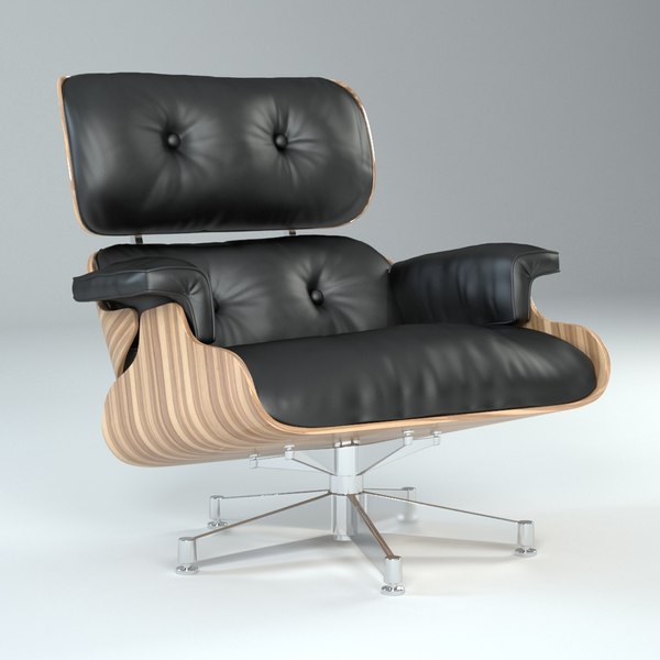 3d model eames lounge chair