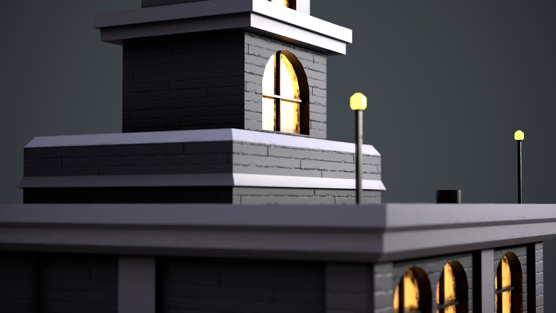 3D Stylized Police Station - TurboSquid 2194695