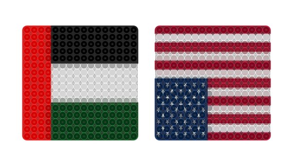 Large Flag Pop It Fidget Toys Set model - TurboSquid 1818030