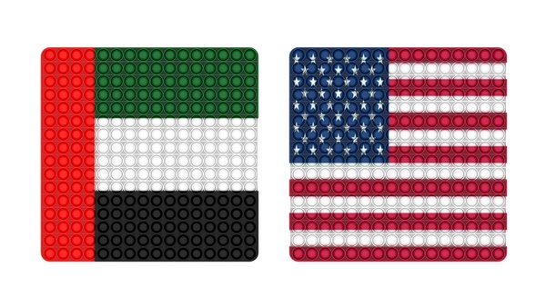 Large Flag Pop It Fidget Toys Set model - TurboSquid 1818030
