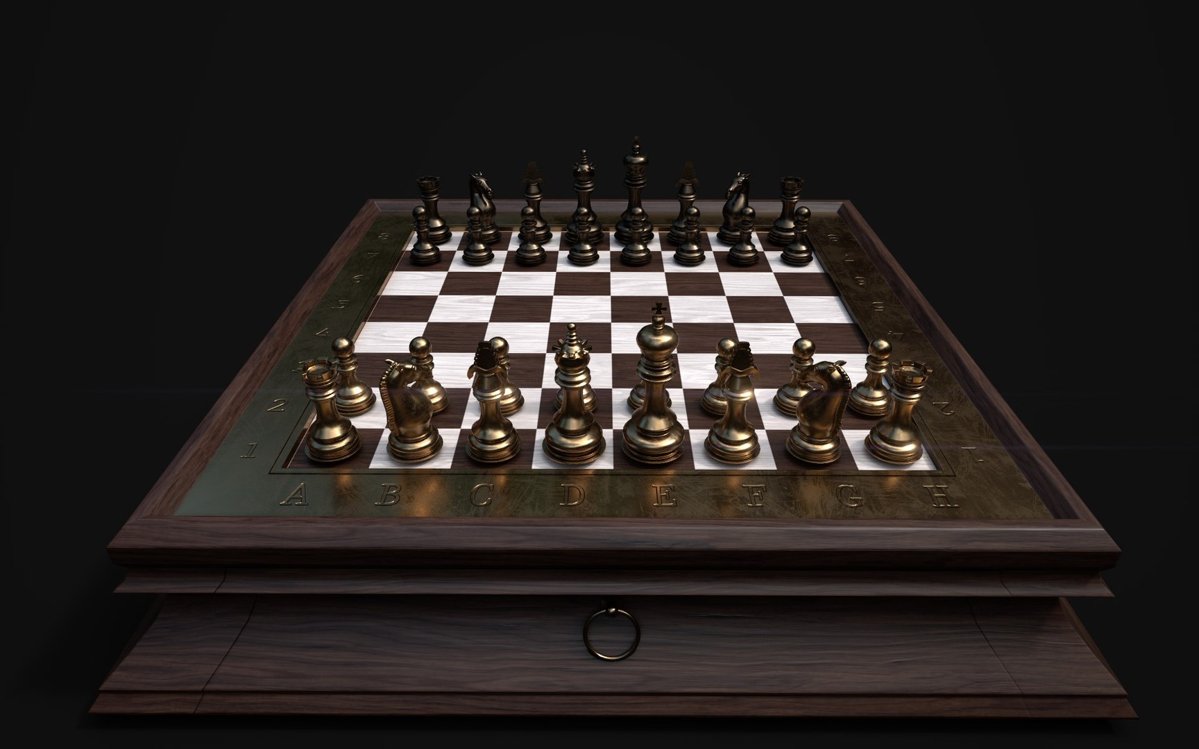 3D Queens Bishops Rooks Pawns Model - TurboSquid 1599716