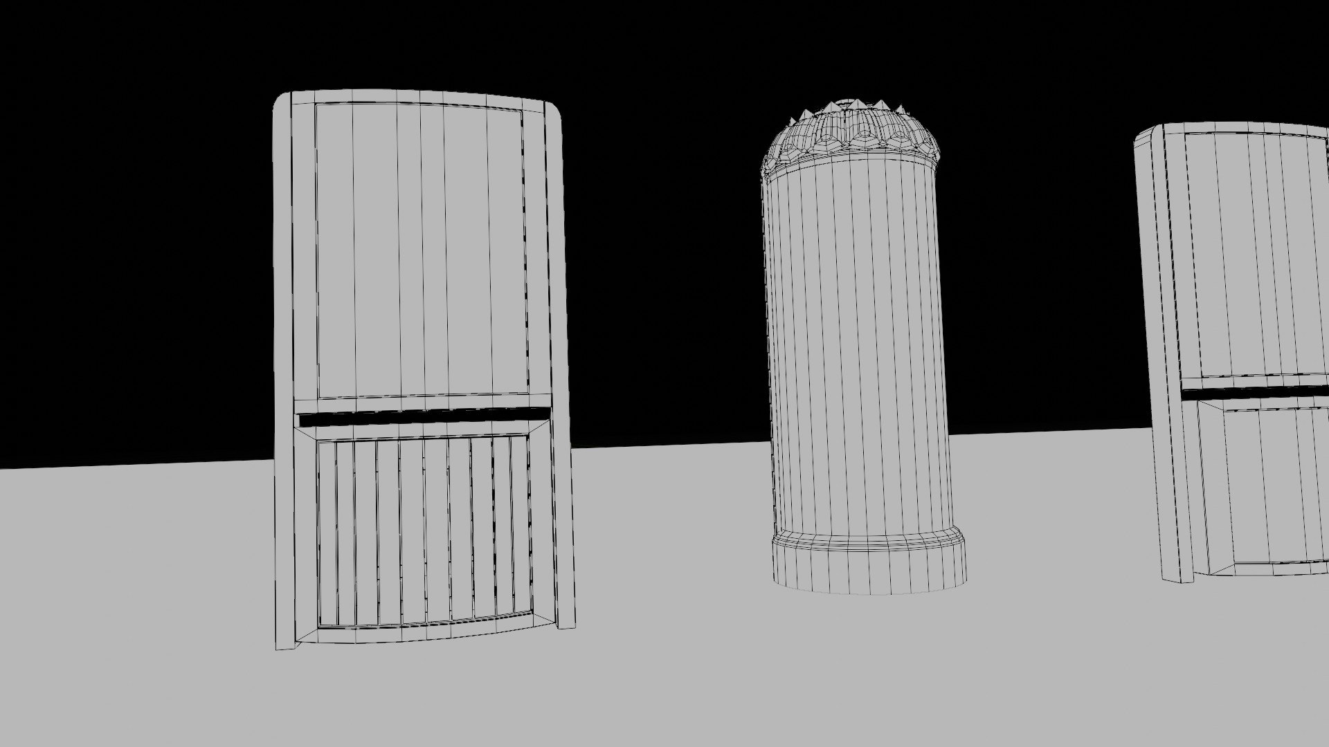 Road Side Advertisements With 4k Pbr Textures 3D - TurboSquid 1914480