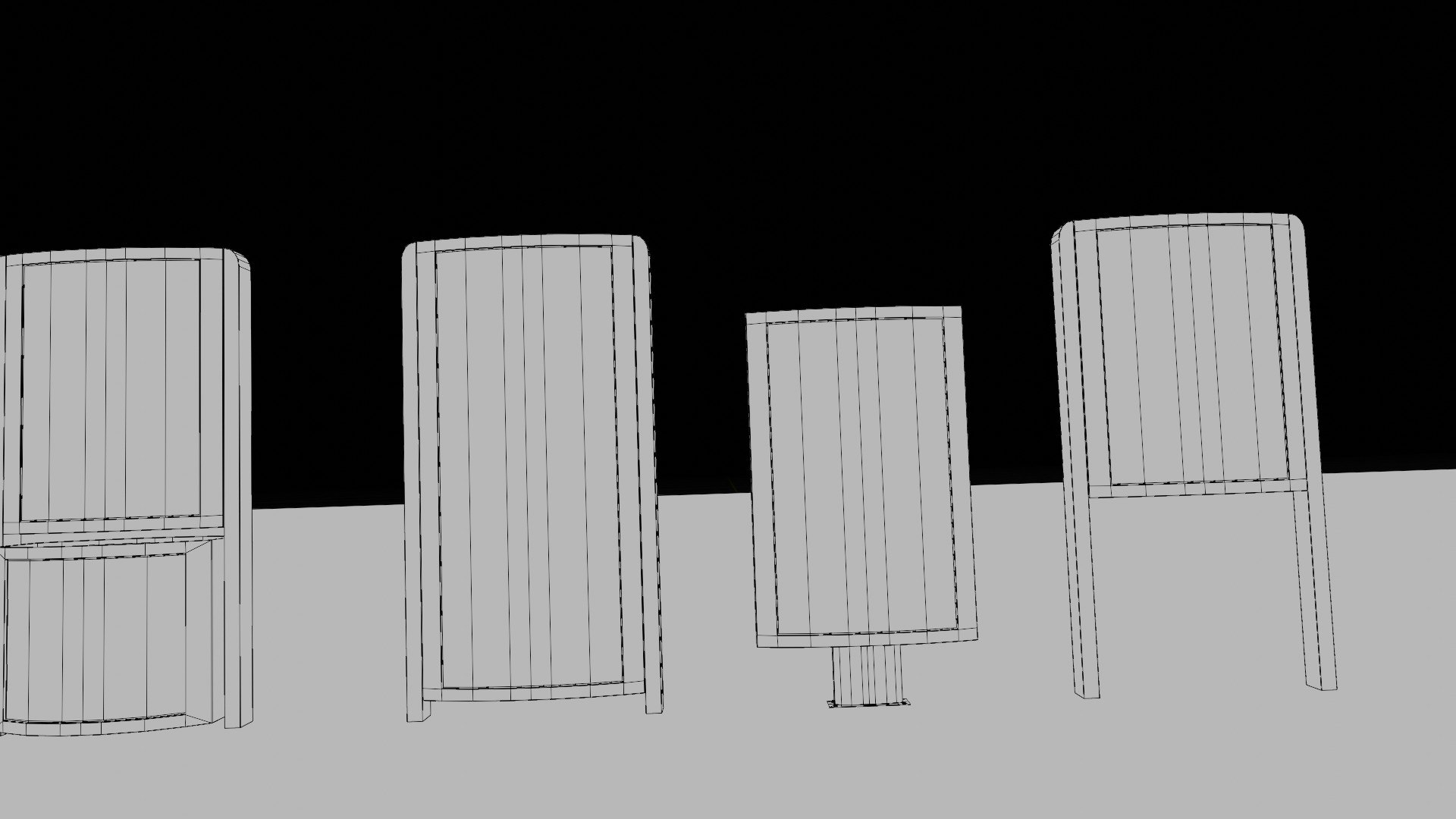 Road Side Advertisements With 4k Pbr Textures 3D - TurboSquid 1914480