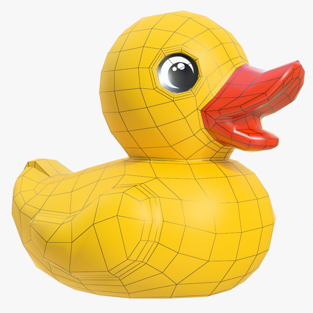 3d model rubber duck