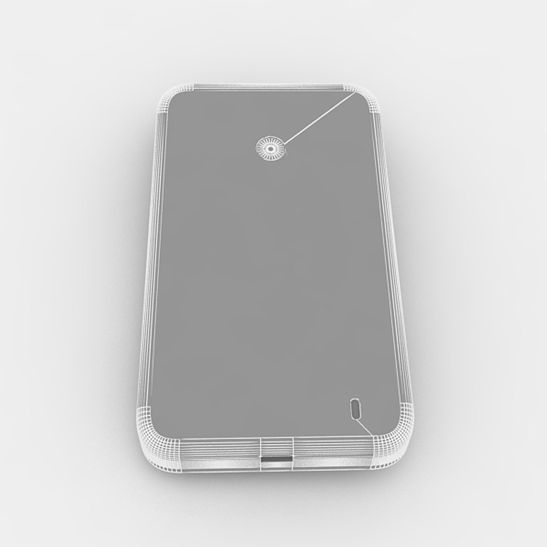 Nokia Lumia 520 3d Model