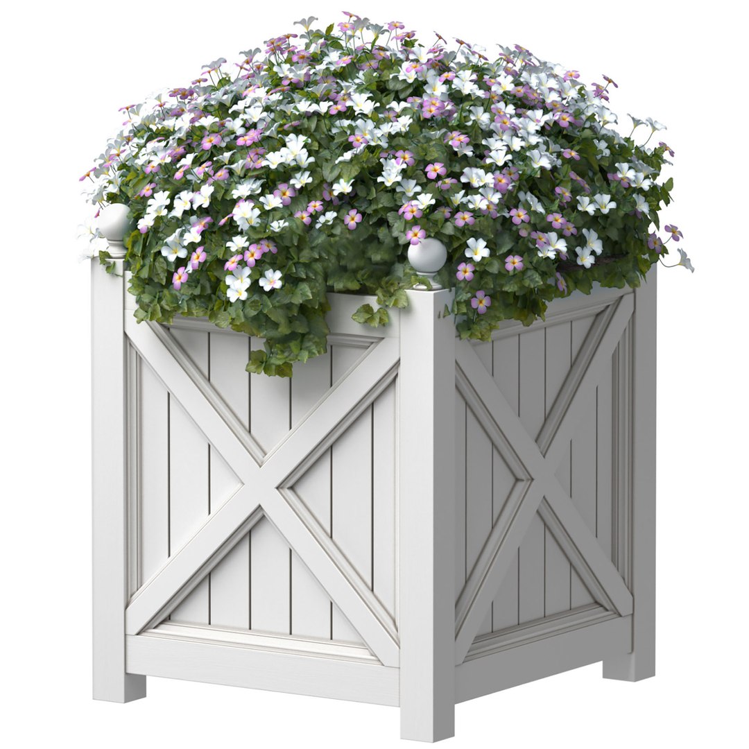 Flower Garden Planter Box Patio 3D Model - TurboSquid 2110544