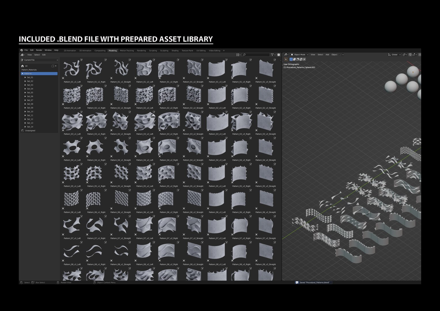 Procedural Patterns 3D - TurboSquid 1874819