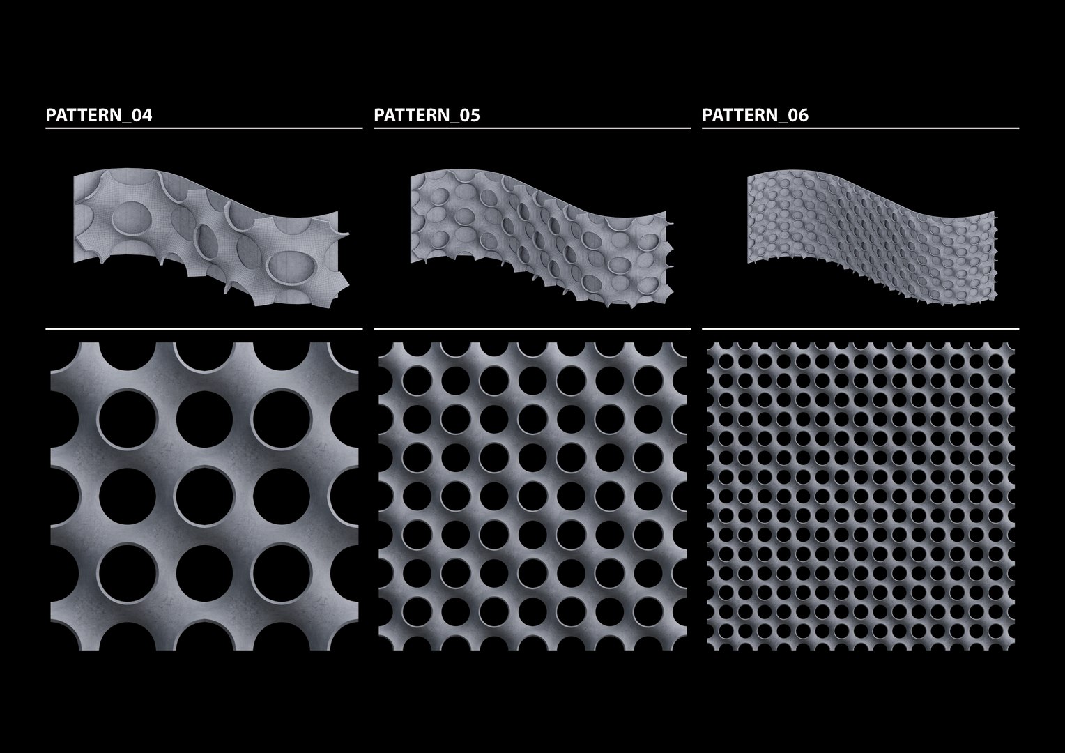 Procedural Patterns 3D - TurboSquid 1874819
