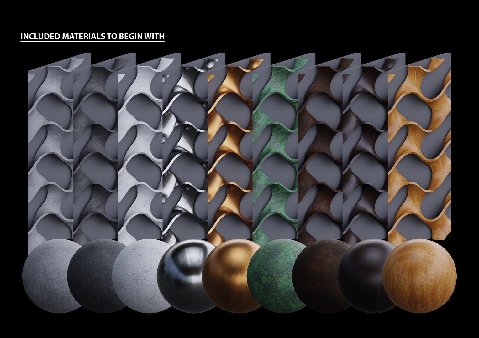 Procedural Patterns 3D - TurboSquid 1874819