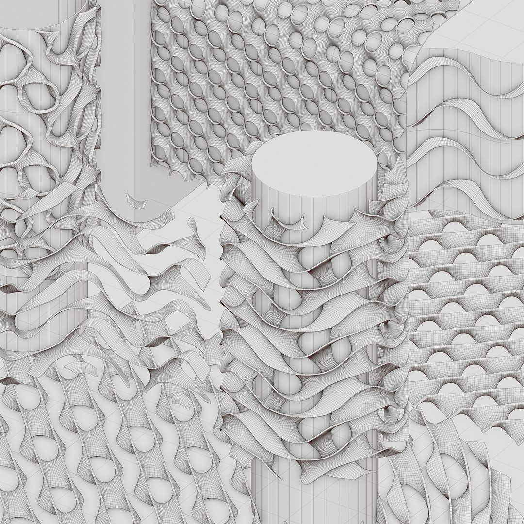 Procedural Patterns 3D - TurboSquid 1874819