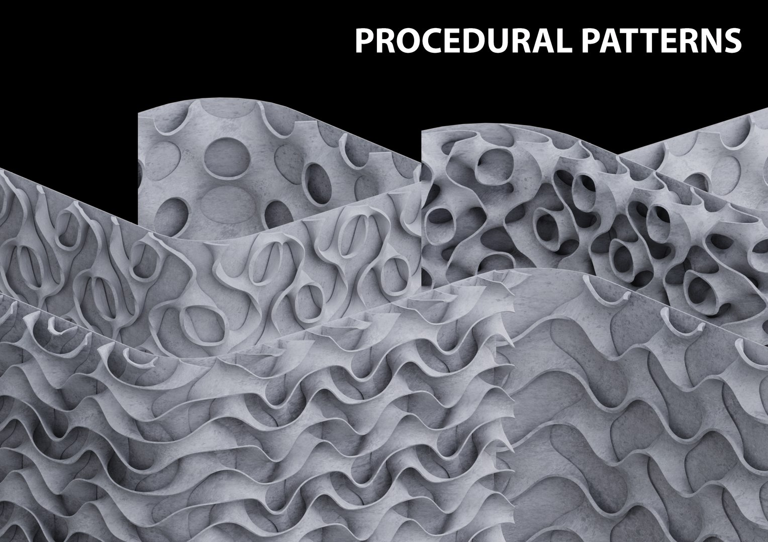 Procedural Patterns 3D - TurboSquid 1874819