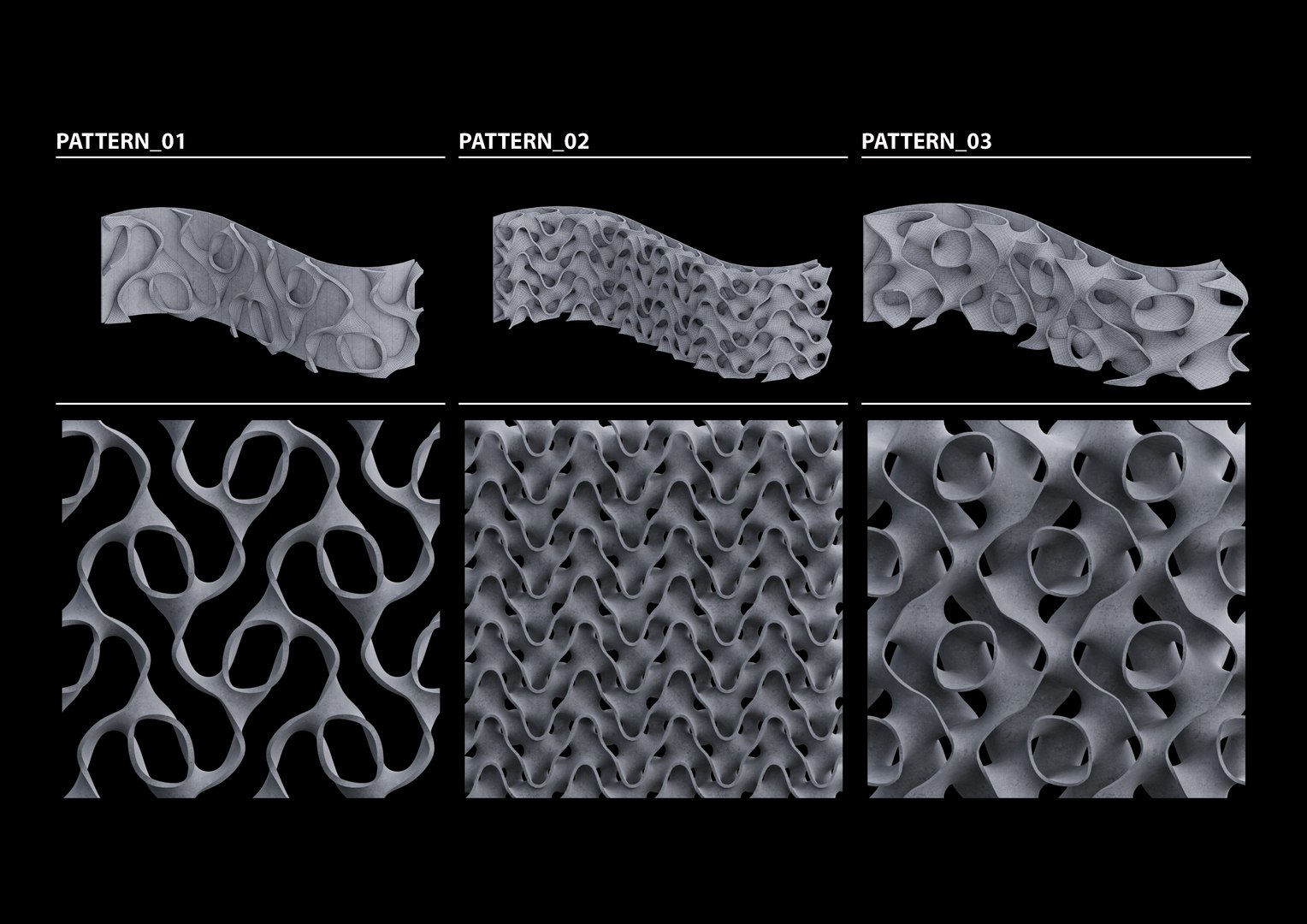 Procedural Patterns 3D - TurboSquid 1874819