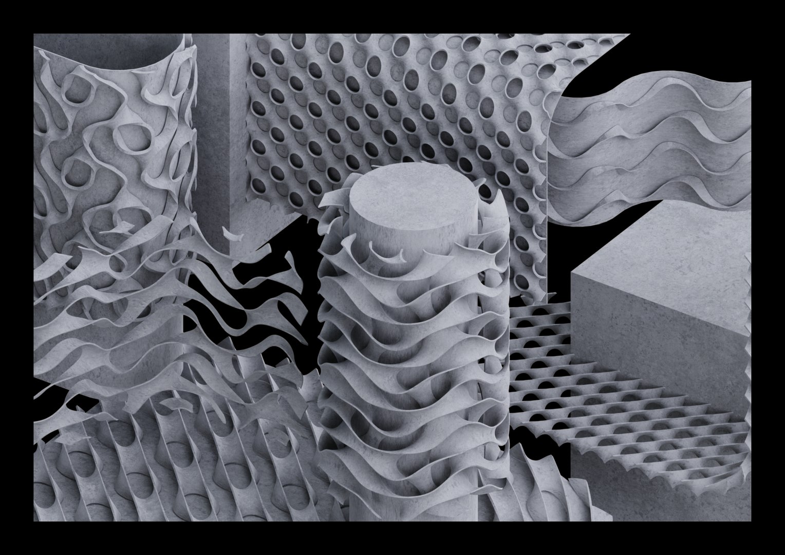 Procedural Patterns 3D - TurboSquid 1874819