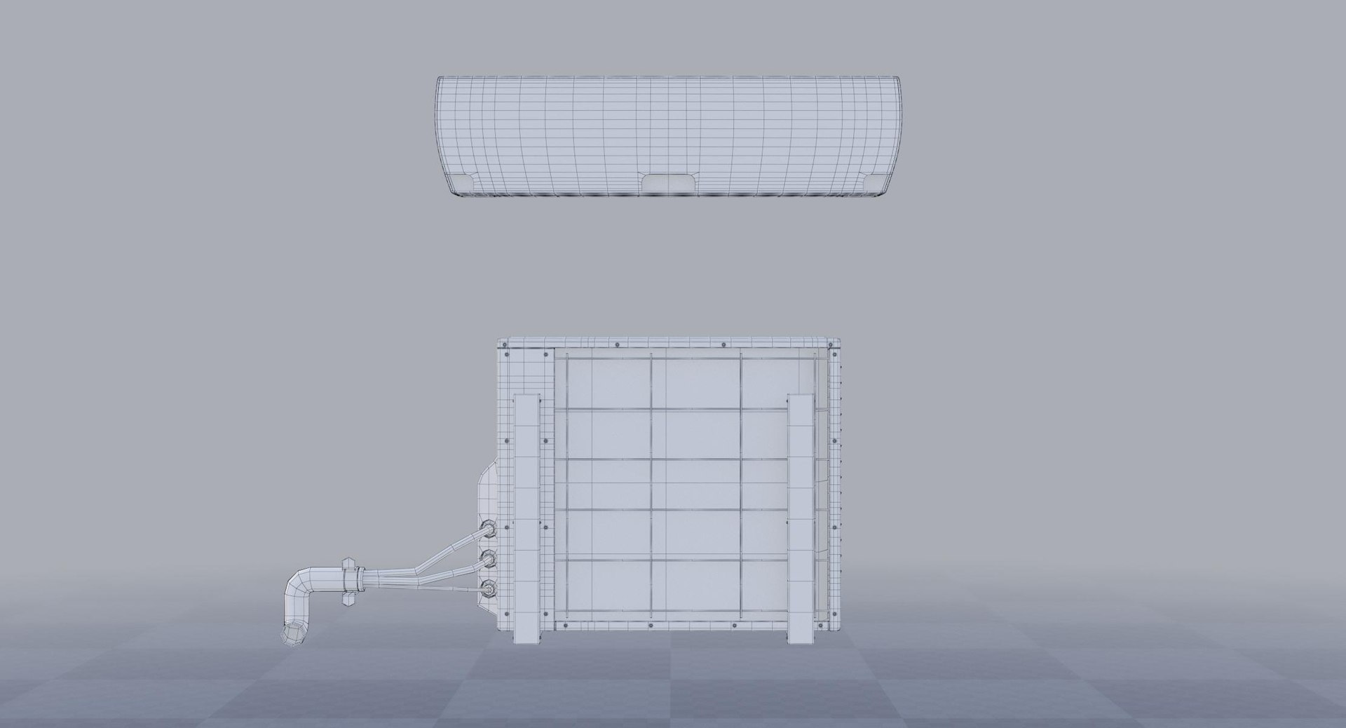 3D model split air conditioner - TurboSquid 1302613