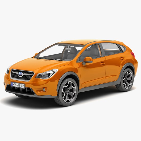3d model subaru xv 2012