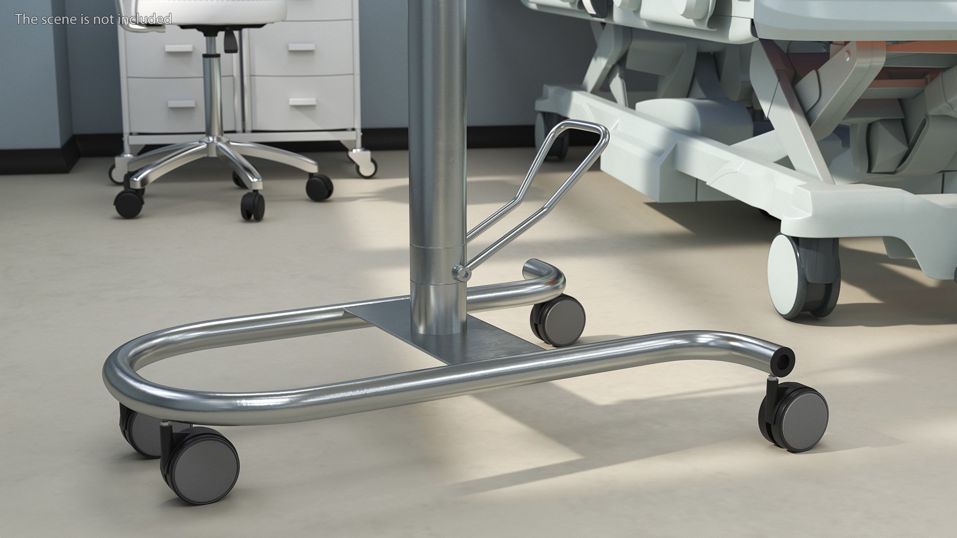 3D Hydraulic Mayo Table Metal - TurboSquid 2246259
