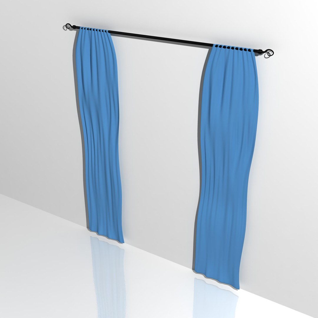 Curtain Rod 3d Model