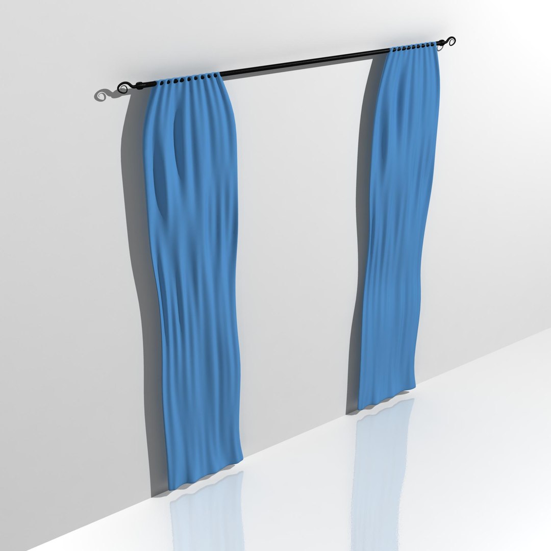 Curtain Rod 3d Model