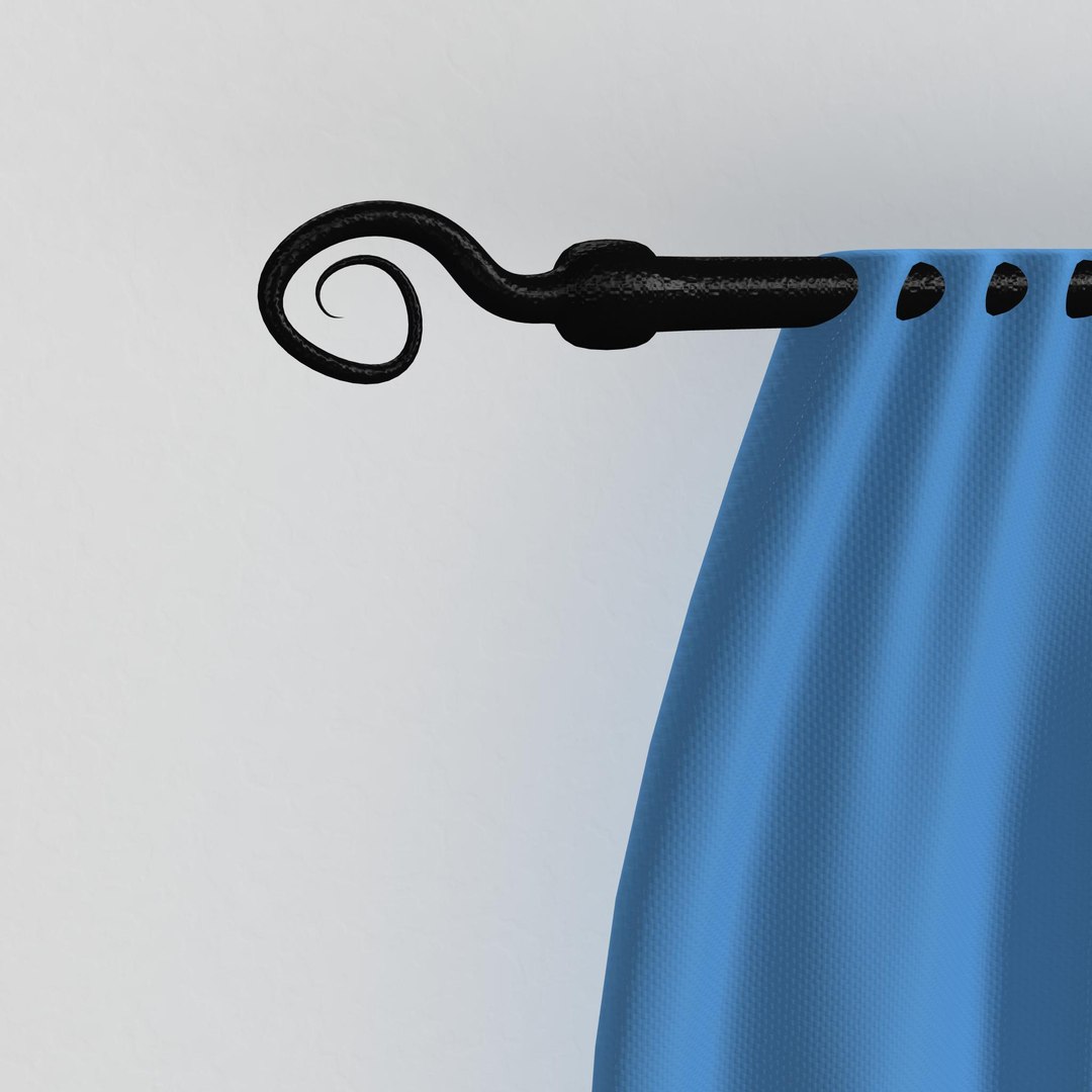 Curtain Rod 3d Model